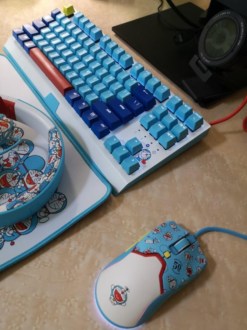 Razer Doraemon set, Computers & Tech, Parts & Accessories, Computer ...