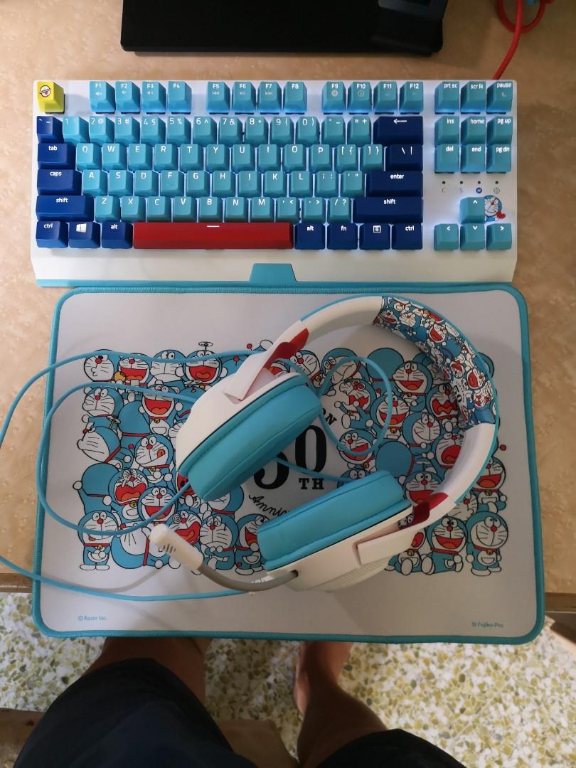 Razer Doraemon set, Computers & Tech, Parts & Accessories, Computer ...
