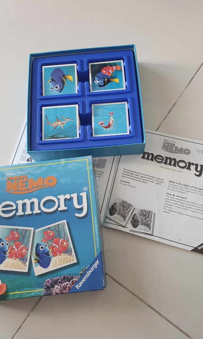Right Brain Memory game, colour memory game, nemo memory game, motor ...