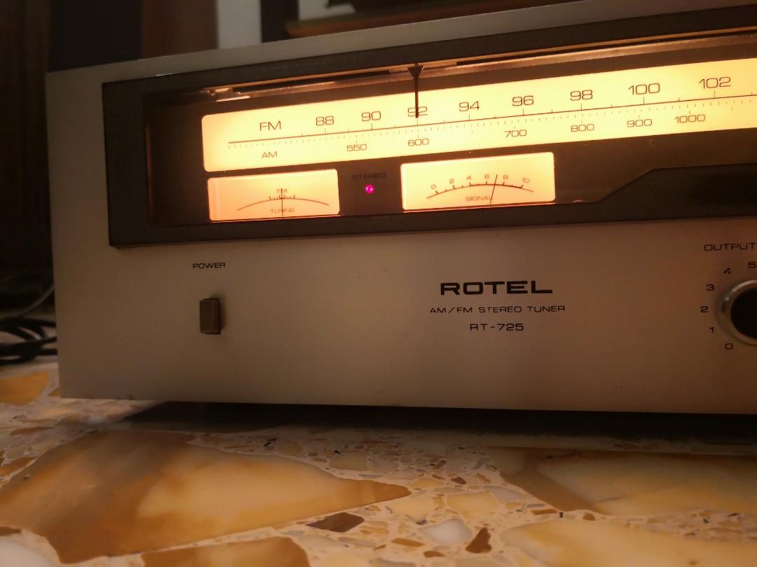 Rotel RT-725 AM/FM Stereo Tuner, Audio, Other Audio Equipment on Carousell