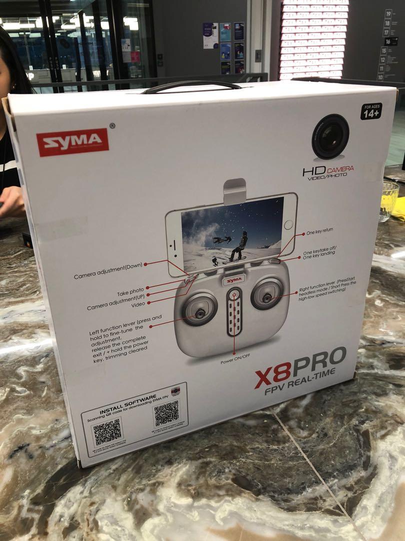 SYMA X8 PRO Drone 無人機 航拍, 攝影器材, 航拍 - Carousell