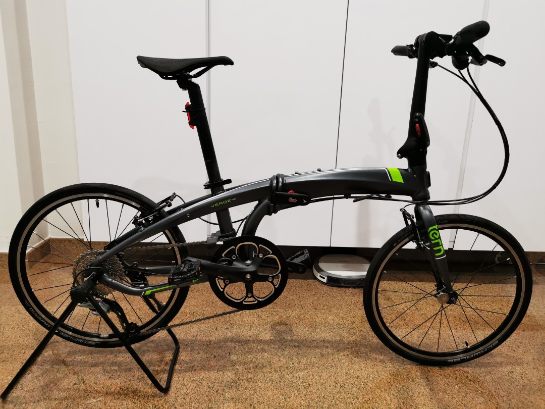 Tern Verge D9 aluminum 20" 451 wheelset Shimano 9 speeds, Sports ...