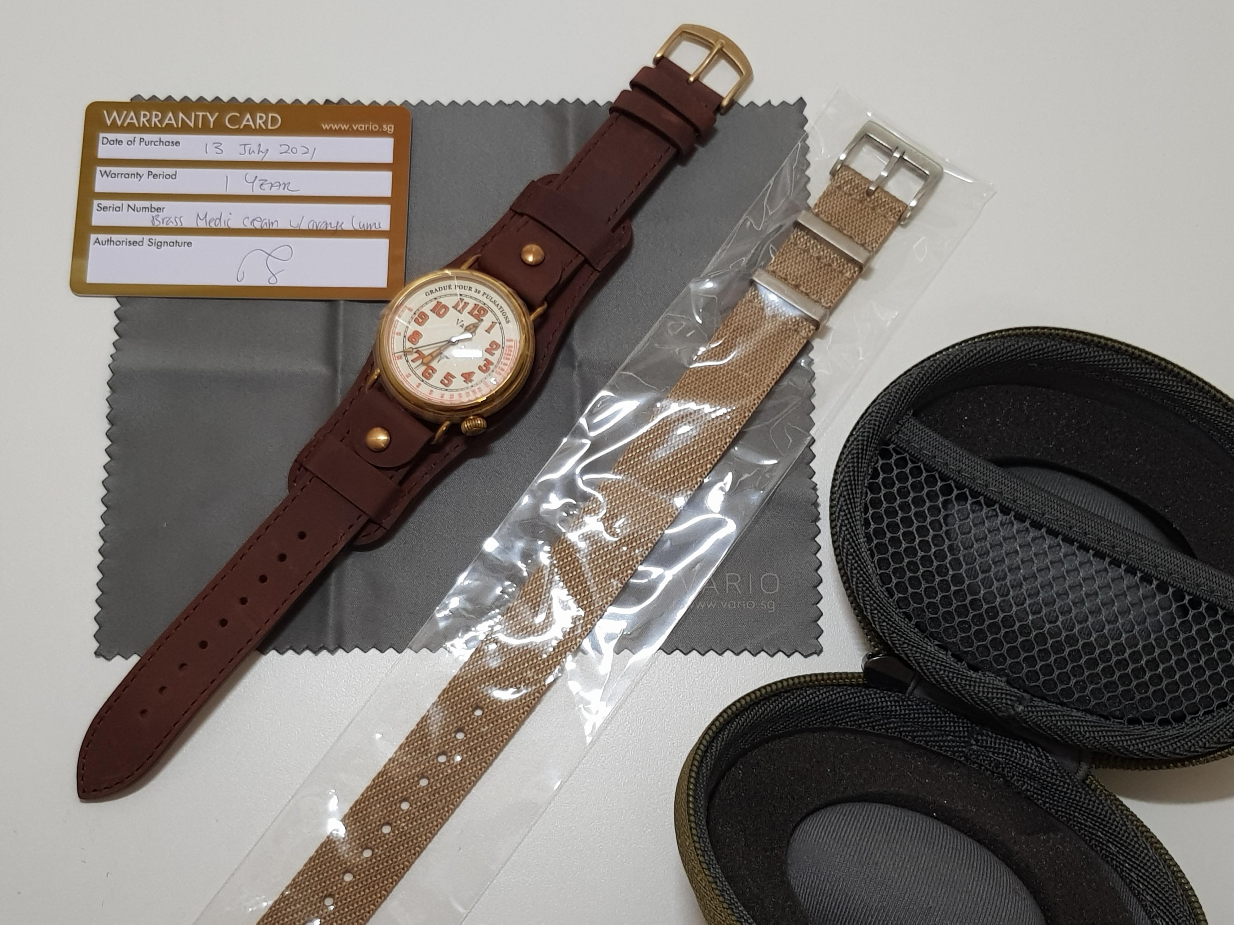 Vario Brass Trench Medic, Luxury, Watches on Carousell