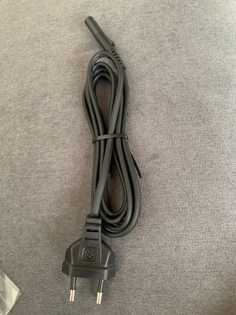 VDE Power Cord (2 pin plug), Computers & Tech, Parts & Accessories ...