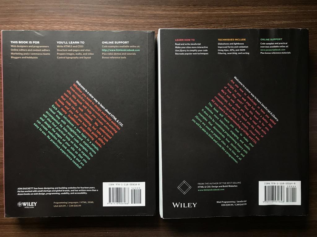Web Design With Html Css Javascript And Jquery Set Html And Css Buku And Alat Tulis Buku Di 