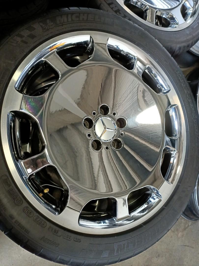 20” Mercedes Maybach Rim & tyre, Car Accessories, Tyres & Rims on Carousell