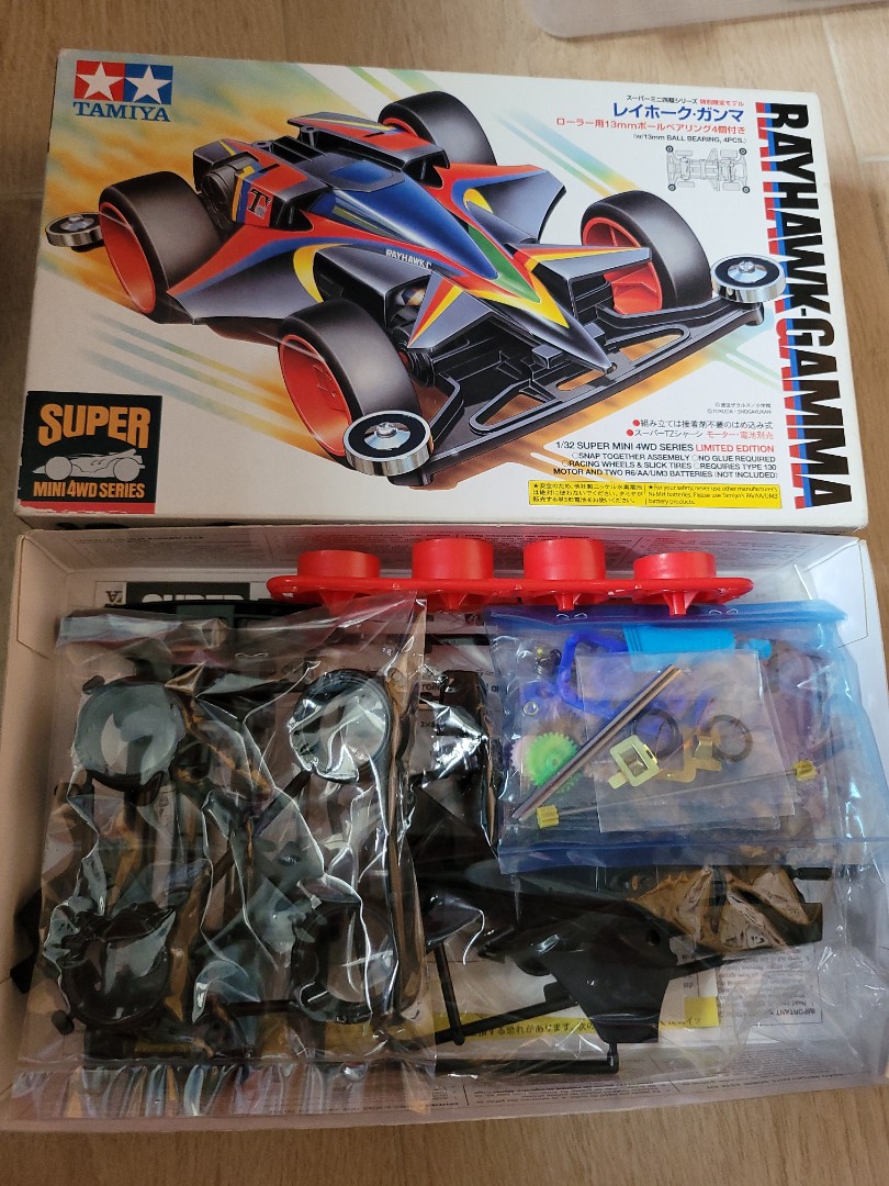 TAMIYA 94923 絕版車 rayhawk gamma 雷射鷹 附4顆 13mm bearing, 興趣及遊戲, 玩具 & 遊戲類 ...