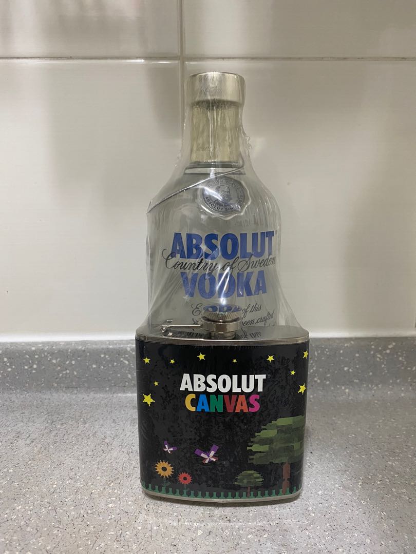 Absolut Vodka - Canvas, Food & Drinks, Alcoholic Beverages on Carousell
