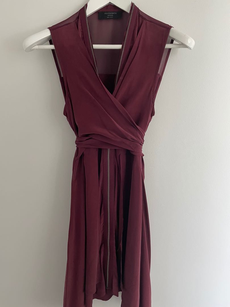 All Saints Silk Dress, Women's Fashion, Dresses & Sets, Dresses on ...