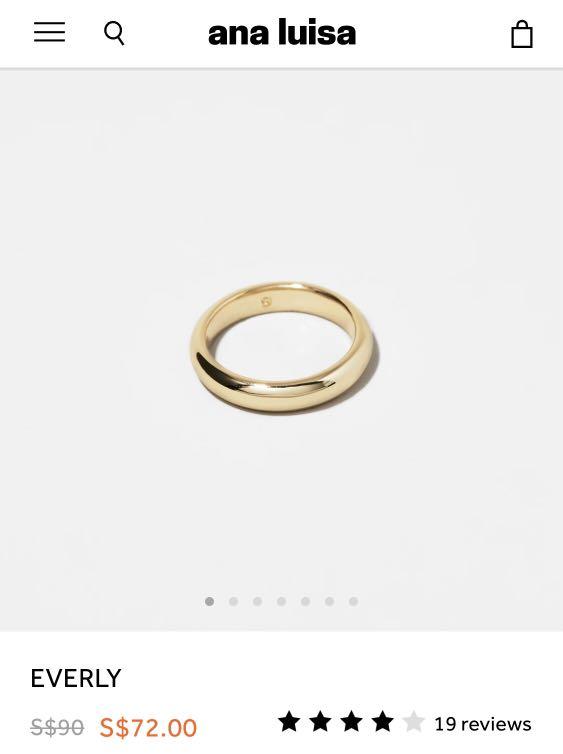 Ana Luisa Everly ring, Women's Fashion, Jewelry & Organisers, Rings on Carousell