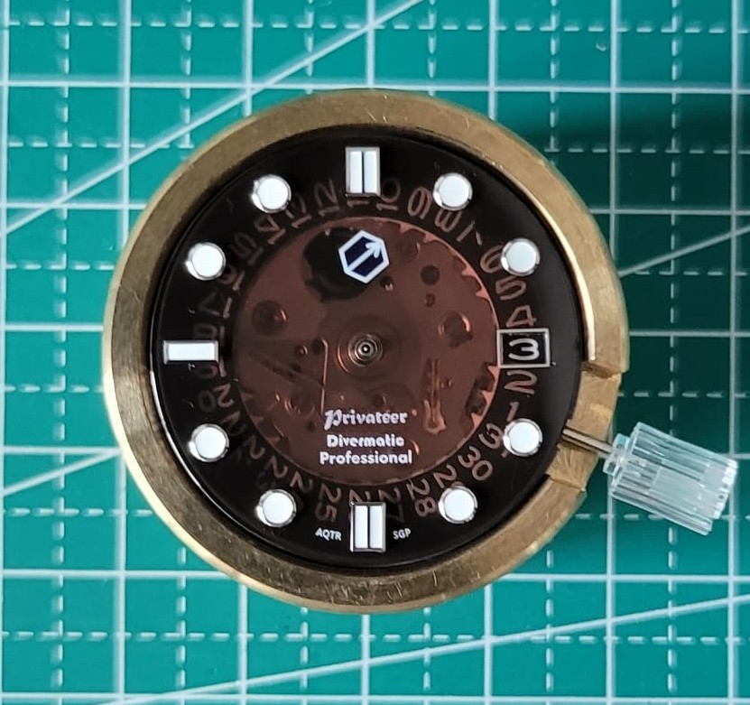 AQTR custom Nh35 DIAL SEE Thru skx, Men's Fashion, Watches ...