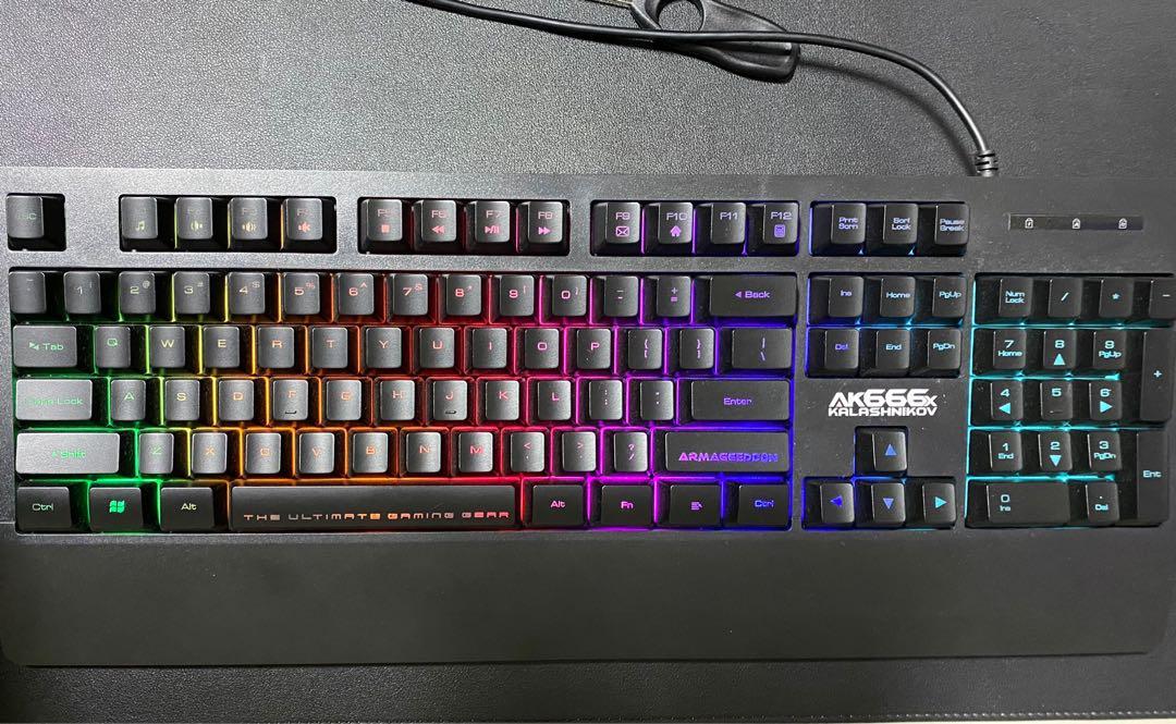Armaggeddon Kalashnikov AK666 Keyboard, Computers & Tech, Parts ...