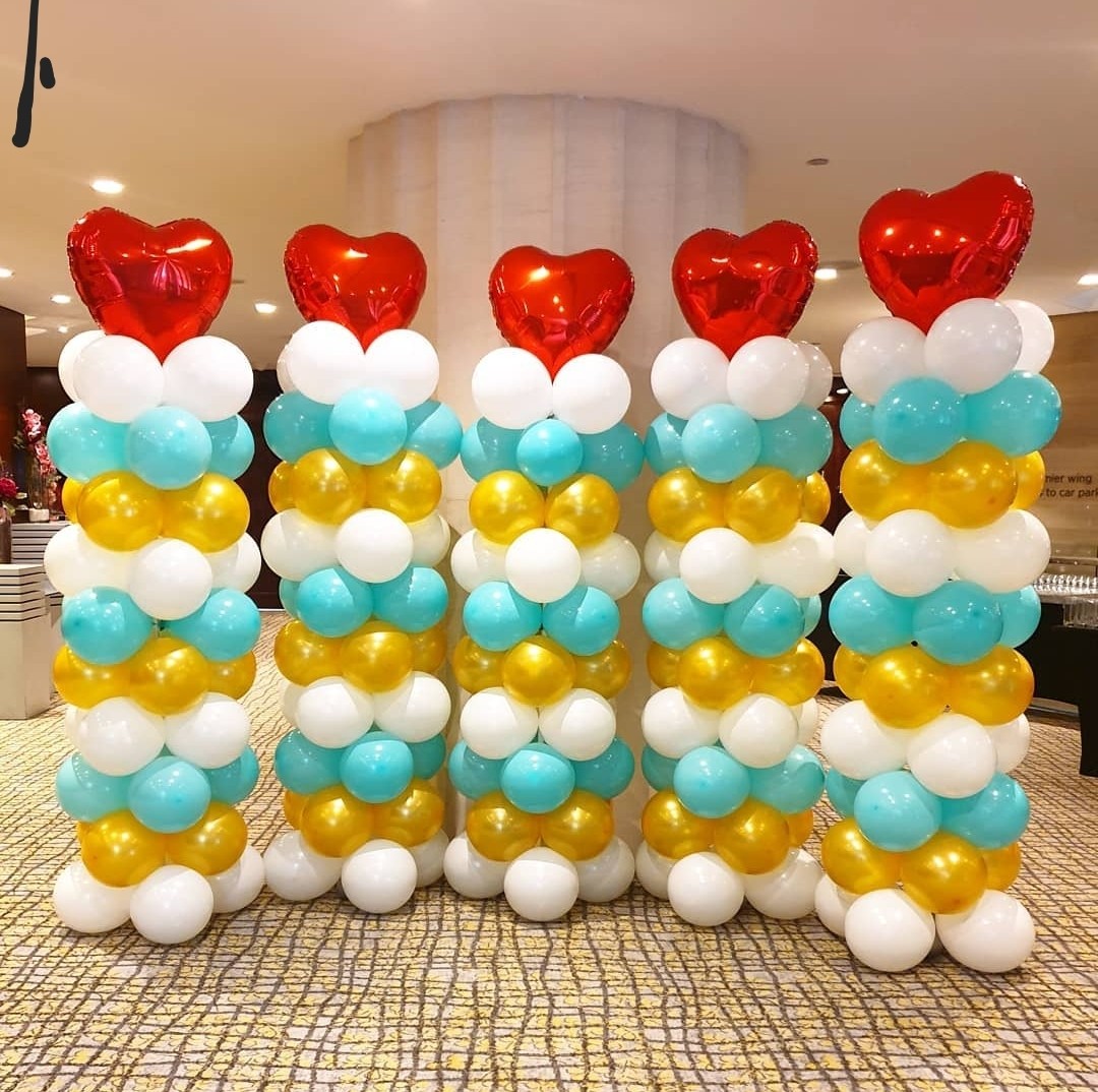 Balloon Column Backdrop for Personal or Corporate Events, Hobbies ...