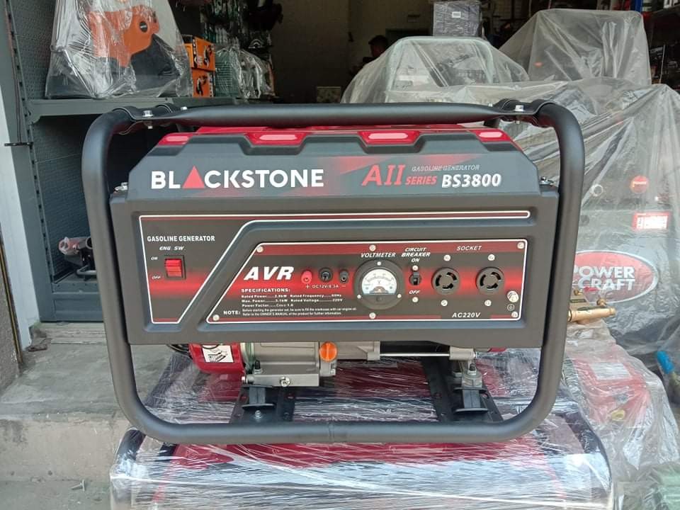 Blackstone Gasoline Generator 3800kva 7.5HP Manual Starter, Commercial ...