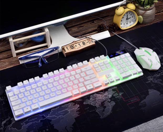 Bn Rgb Gaming Keyboard And Mouse Led Light Computers And Tech Parts And Accessories Computer