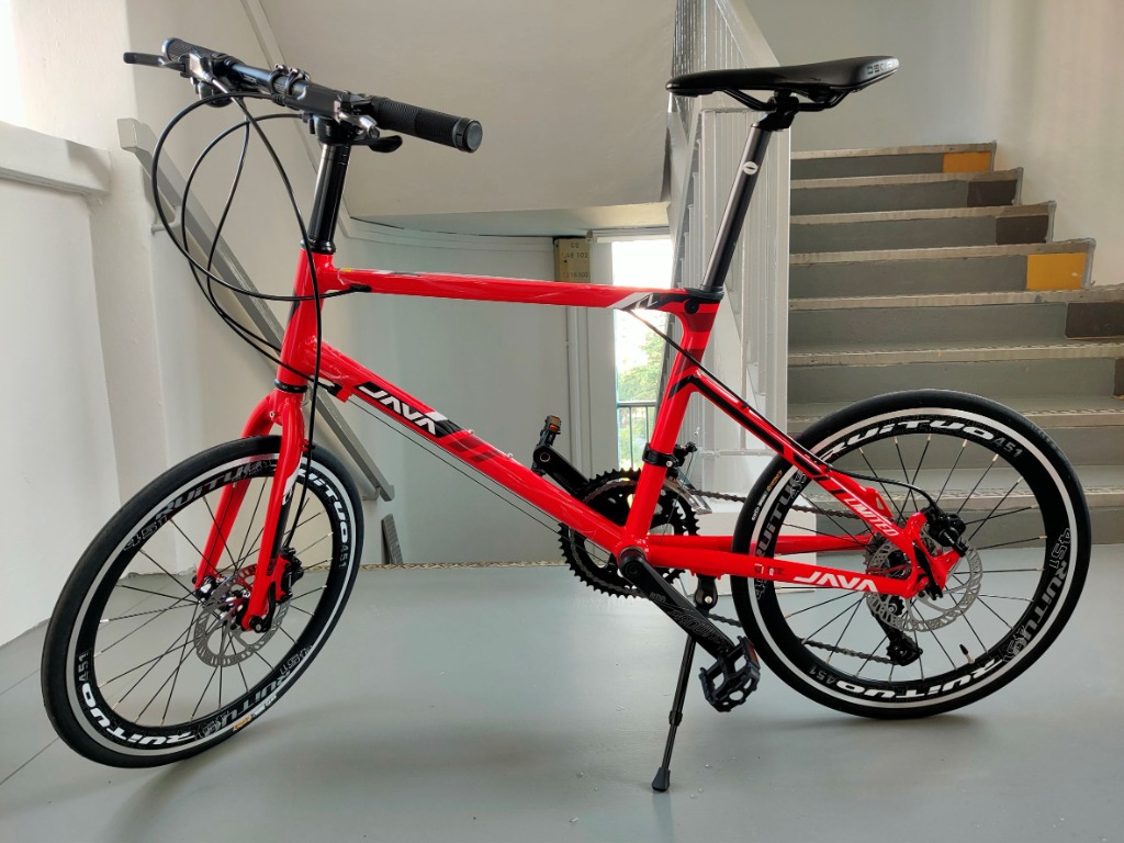 Brand New Java Mini Velo Road Bike CL-18S-A 22inch 451 wheel Red ...