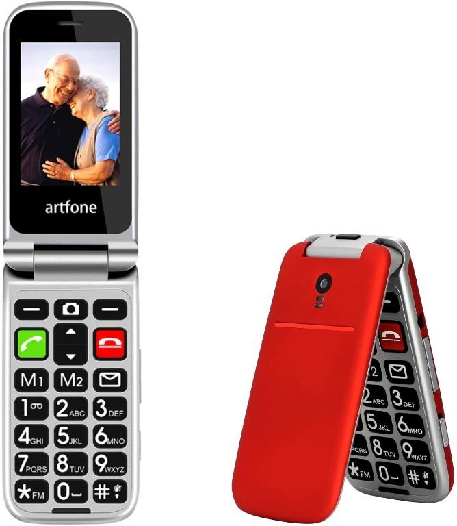 C145 artfone CF241A Big Button Mobile Phone for Elderly, Senior Flip ...