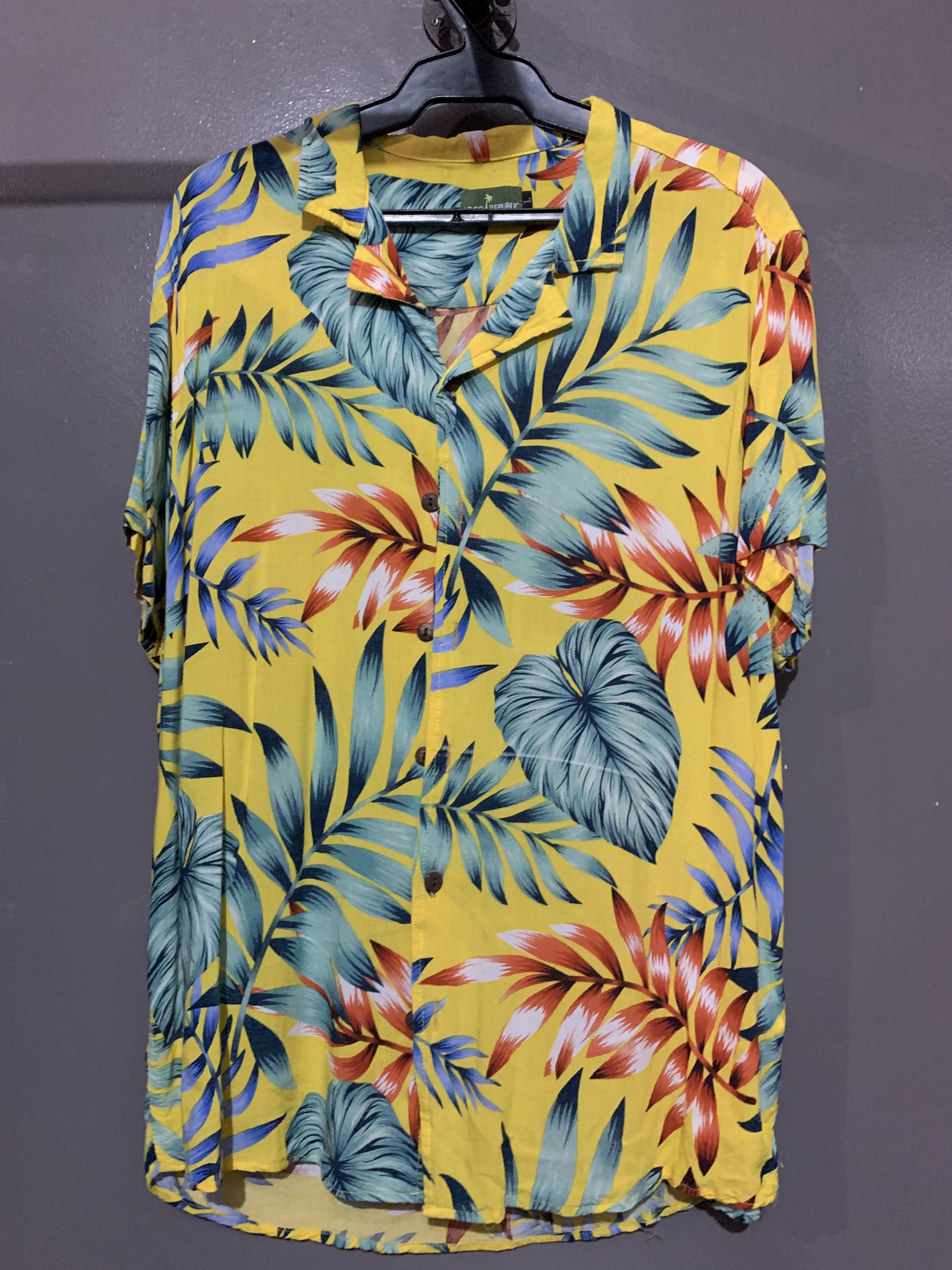 Coco Republic Floral Polo, Men's Fashion, Tops & Sets, Tshirts & Polo ...