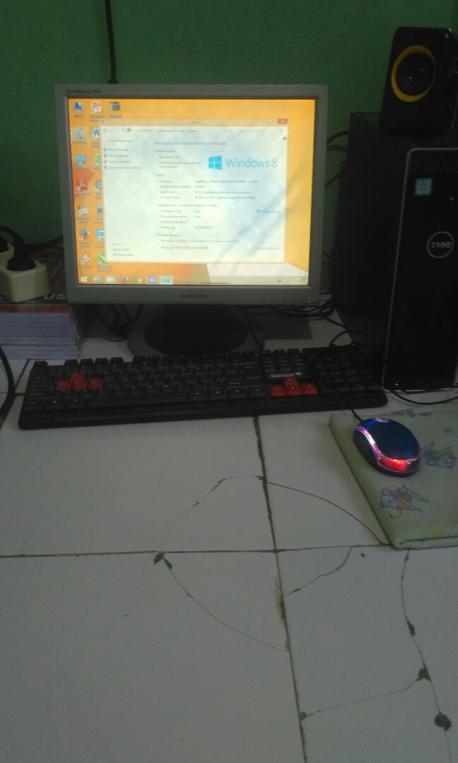 Di jual 1 set komputer pc, Elektronik, Komputer, Desktop di Carousell