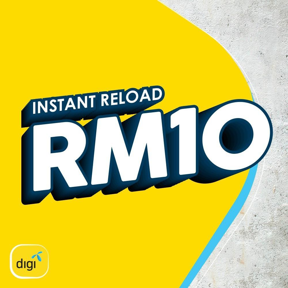 DIGI RM10 RELOAD PREPAID Direct & PIN, Tickets & Vouchers, Store ...
