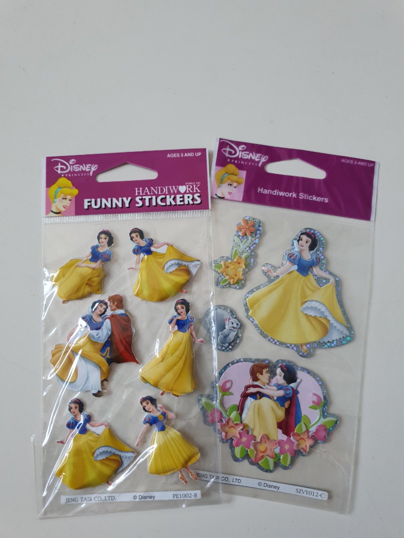 Disney Princess Snow White Puffy Stickers, Hobbies & Toys, Stationery ...