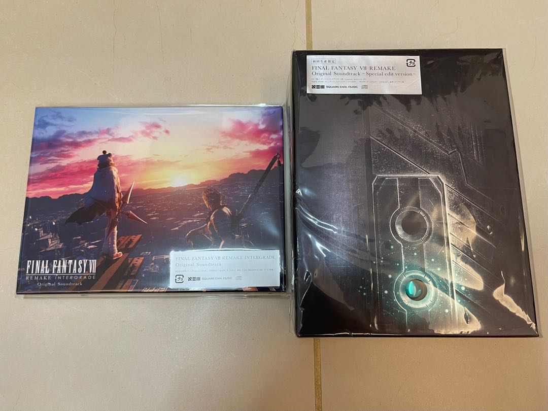 FF7 REMAKE Soundtrack 1&2 （1:初回生產限定盤）, 興趣及遊戲, 收藏品及紀念品, 明星周邊 - Carousell