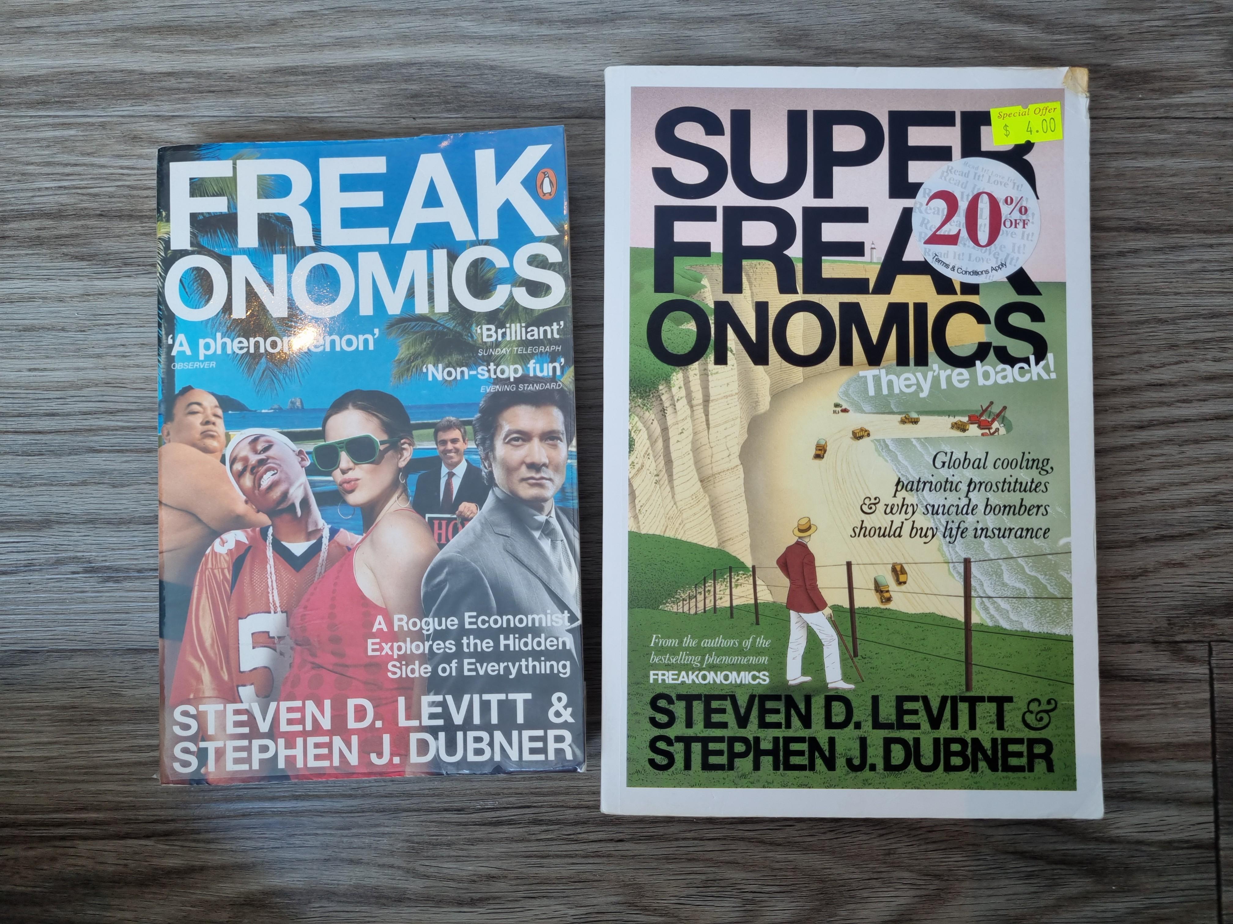 Freakonomics and Super Freakonomics, Hobbies & Toys, Books & Magazines ...