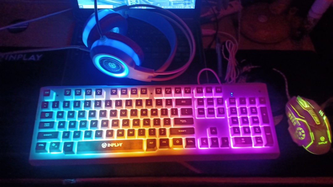 Gaming keyboard Original Inplay STX540 Explosive mechanical feel wired ...