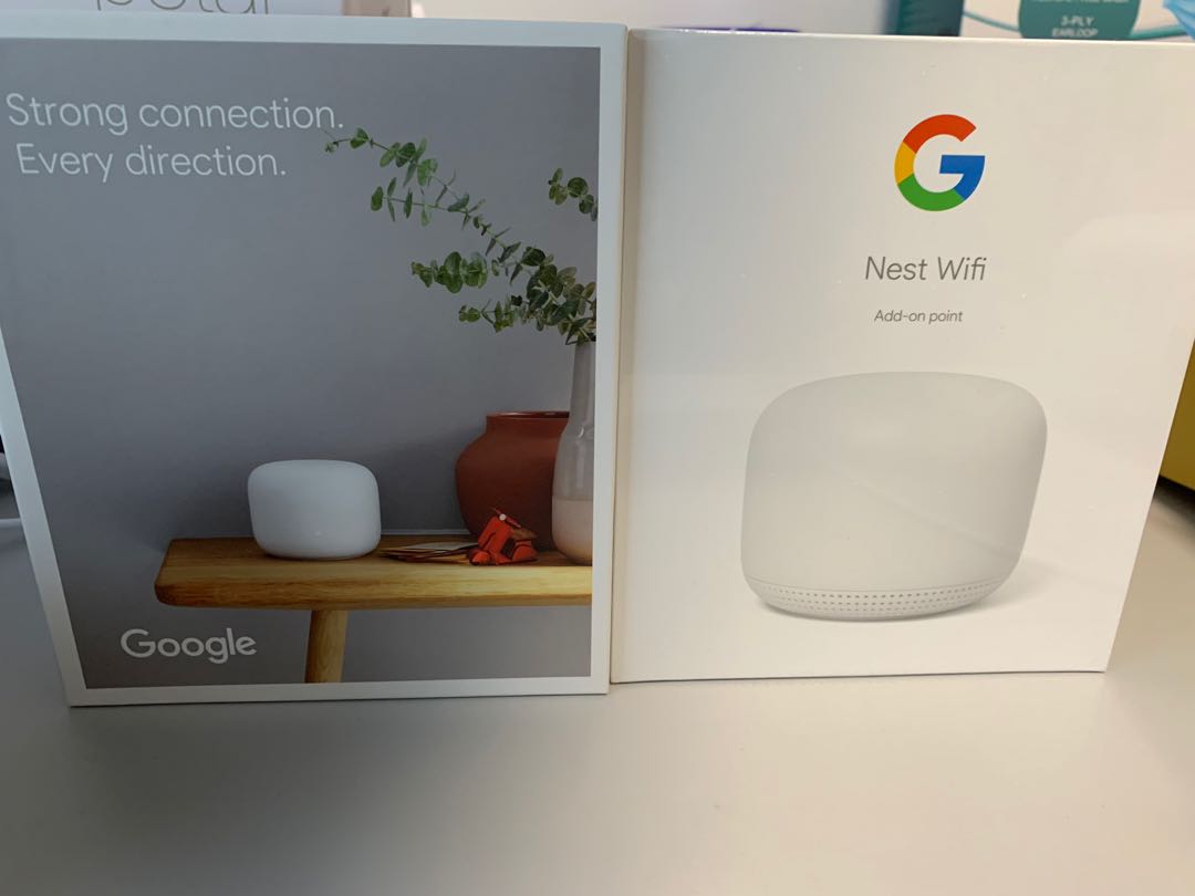 Google Nest WiFi router + add on point, Computers & Tech, Parts & Accessories, Networking on ...