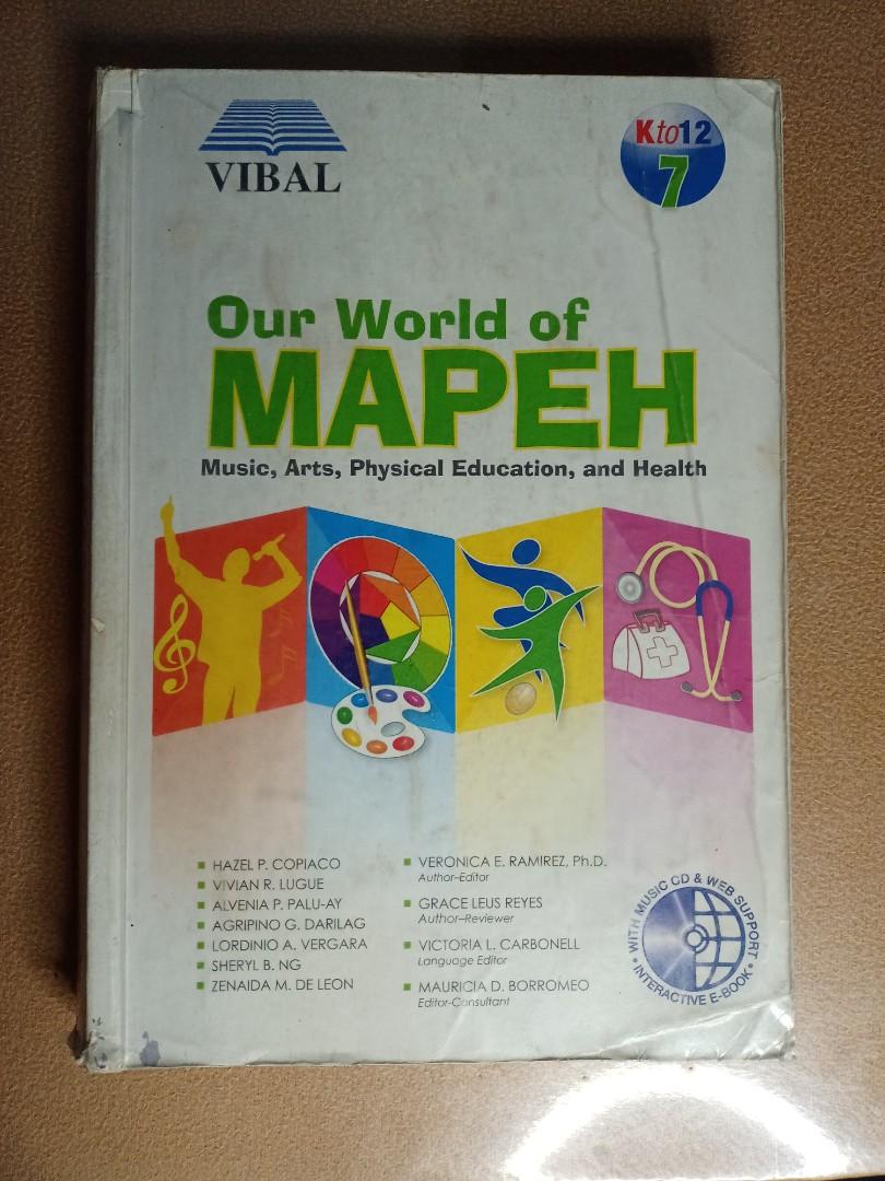 GRADE 7 BOOKS || Our World of MAPEH - VIBAL Publishing House, Hobbies ...