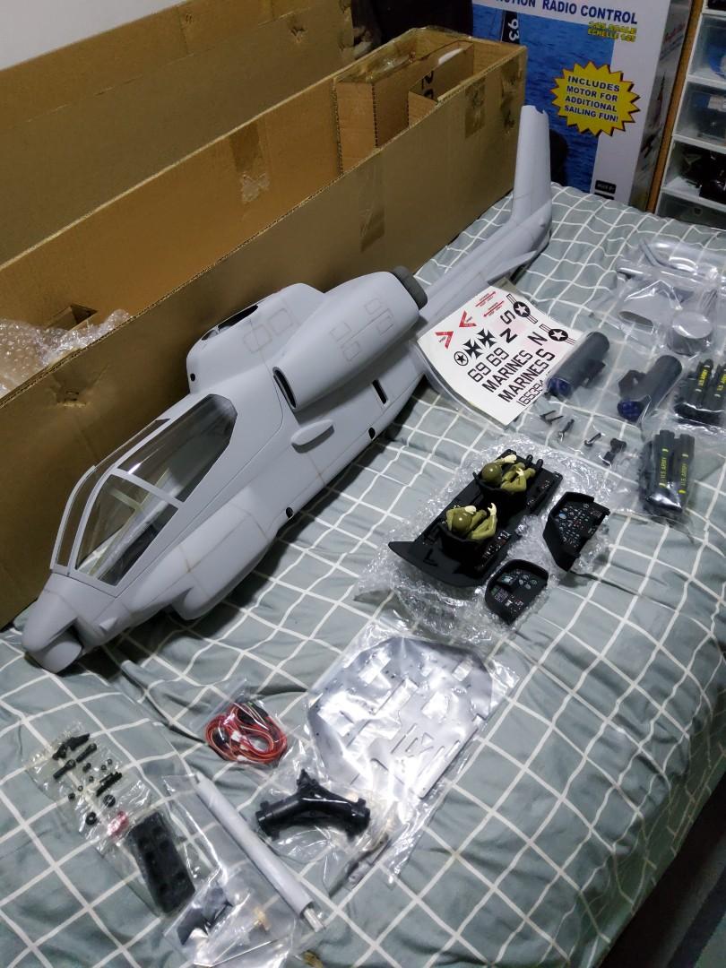 RC Helicopter cobra fuselage for trex 500, Hobbies & Toys, Toys & Games ...