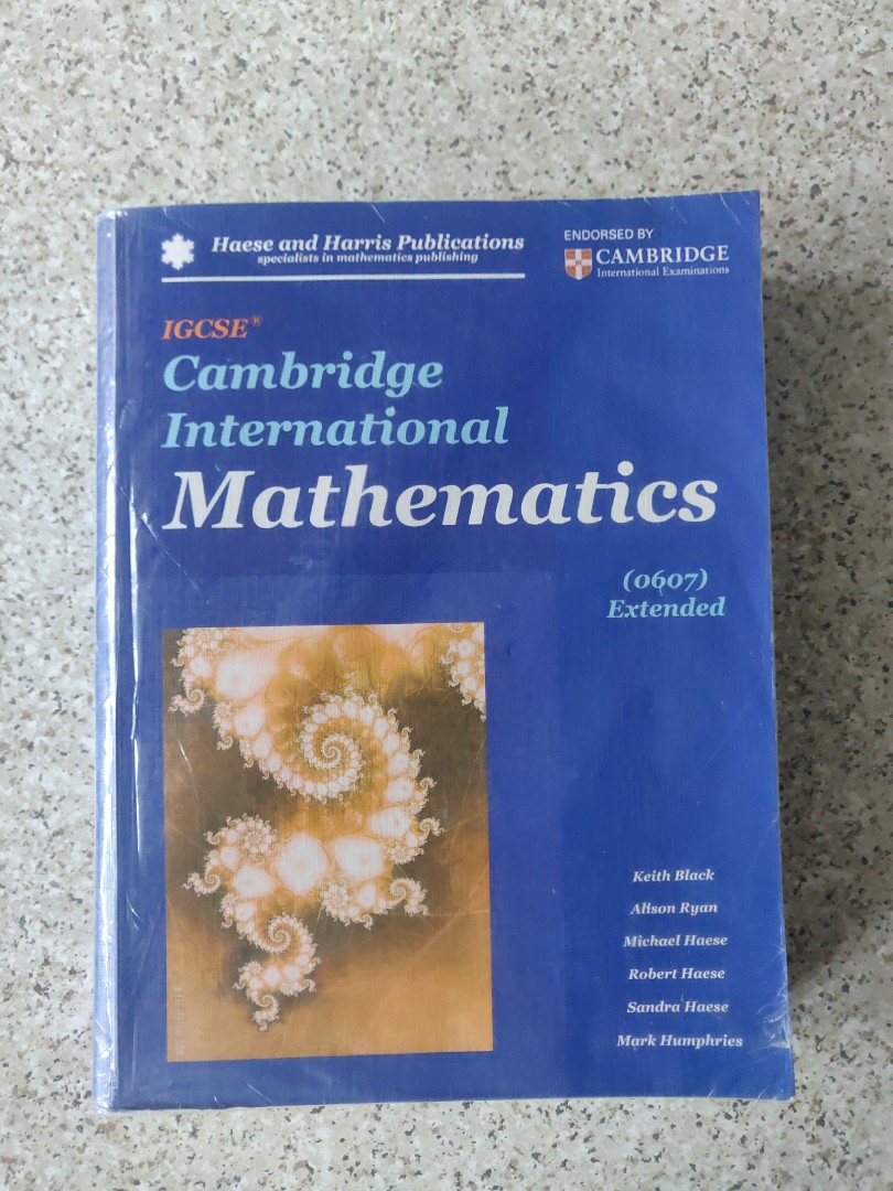 IGCSE Math Textbook (Cambridge International Mathematics 0607 Extended ...