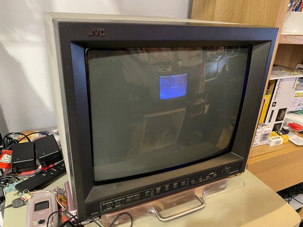 JVC TM-H150CG (已經加了色差和RGB VGA輸入) BVM PVM SONY CRT 映像管電視, 家庭電器, 電視 & 其他娛樂, 電視組件及配件 - Carousell