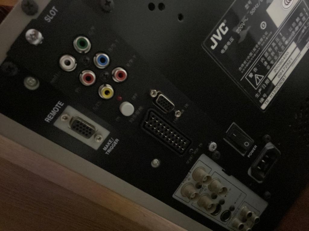 JVC TM-H150CG (已經加了色差和RGB VGA輸入) BVM PVM SONY CRT 映像管電視, 家庭電器, 電視 & 其他 ...