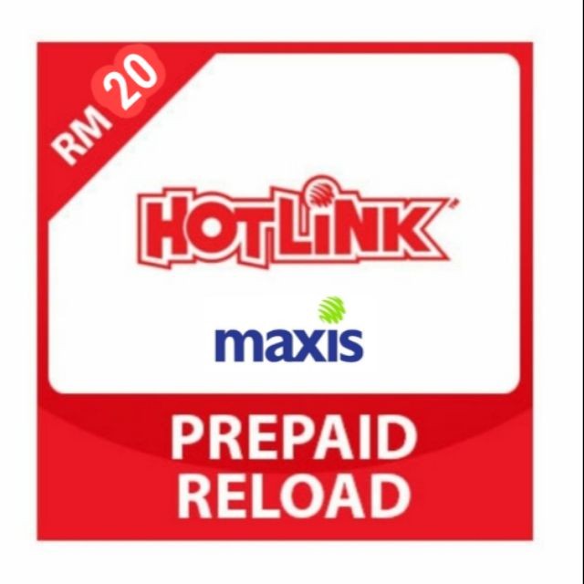 MAXIS RM20 RELOAD PREPAID Direct & PIN, Tickets & Vouchers, Store ...