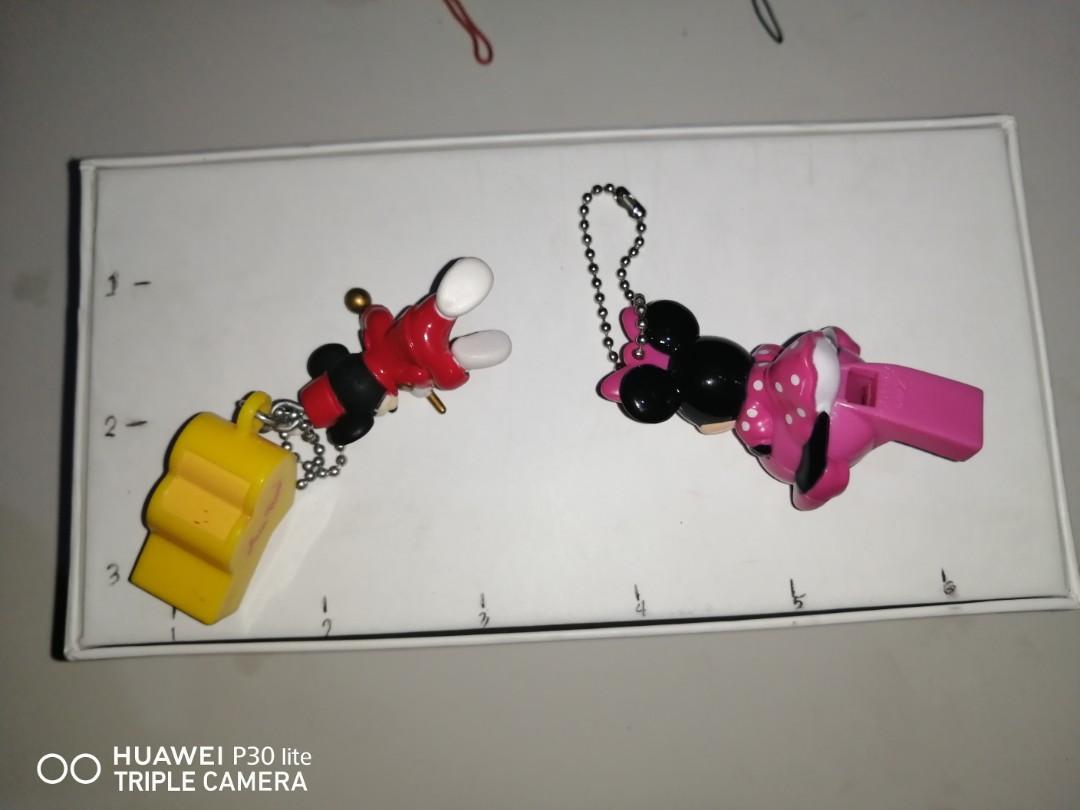 Mickey and Minnie Mouse Whistle, Hobbies & Toys, Toys & Games on Carousell