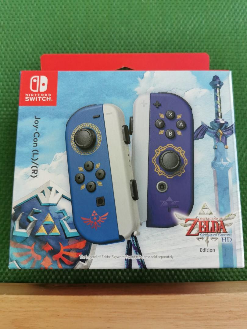 Nintendo switch Zelda skyward sword joycon joy con controller, Video ...