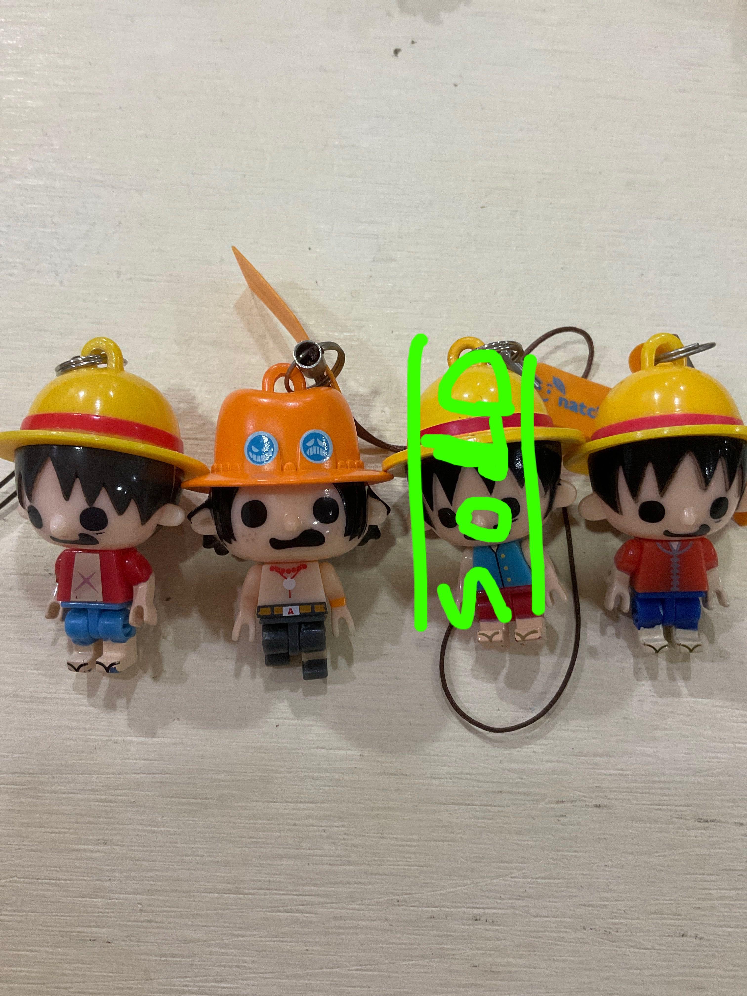 One piece Luffy block strap combo, Hobbies & Toys, Collectibles ...