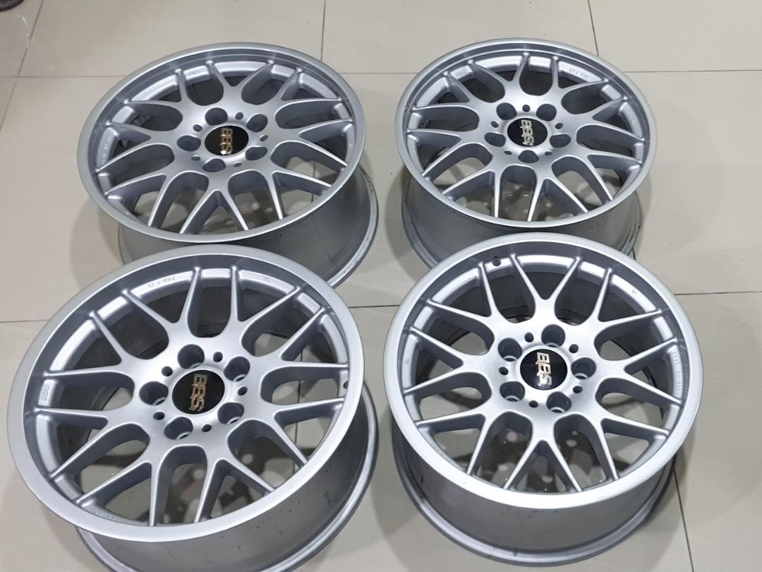 Original BBS 17 Inch Rims, Auto Accessories on Carousell