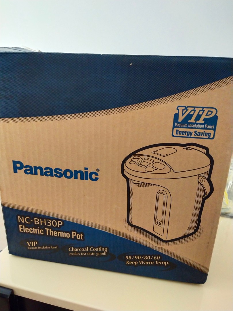 Panasonic electric thermo pot (3 litre), TV & Home Appliances, Kitchen ...