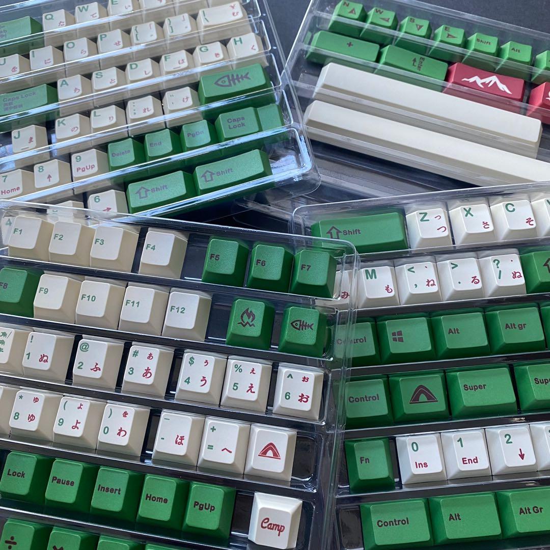 PBT keycaps GMK Camping themed, Computers & Tech, Parts & Accessories ...
