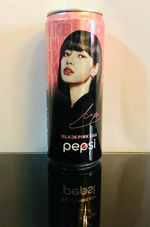 Pepsi x Lisa Blackpink (Slightly Fade Image), Food & Drinks, Beverages ...