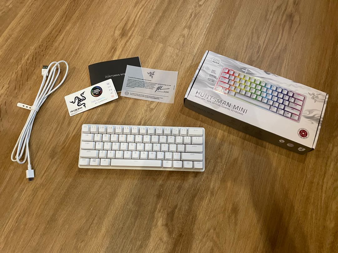 razer huntsman mini, modded (red linear switches), Computers & Tech ...