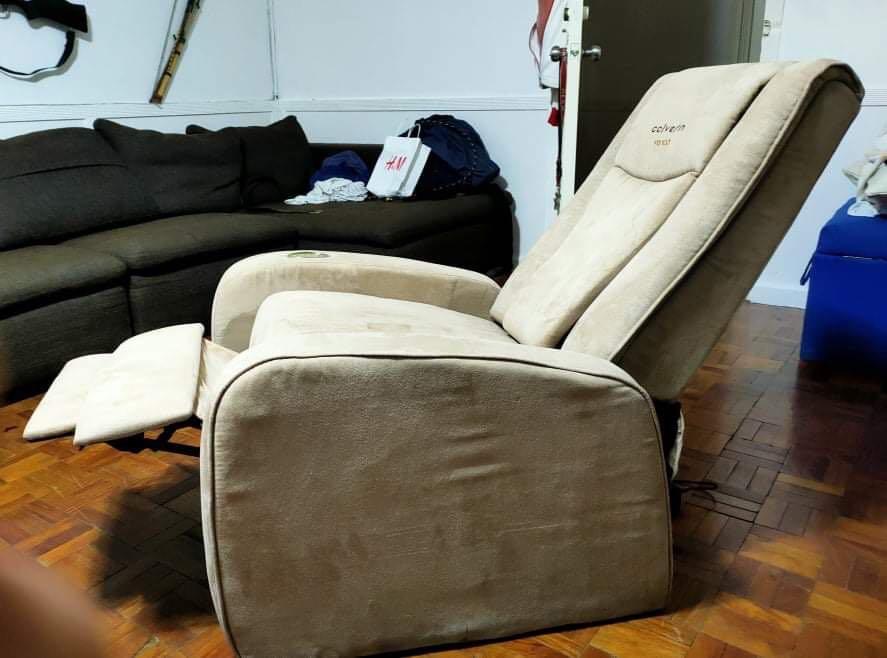 Reclining Massage Sofa Chair, Furniture & Home Living, Furniture, Sofas ...