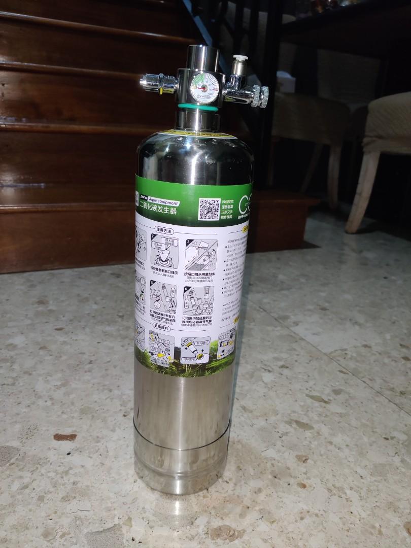 Refillable CO2 tank (DIY Reactor), Pet Supplies, Homes & Other Pet ...