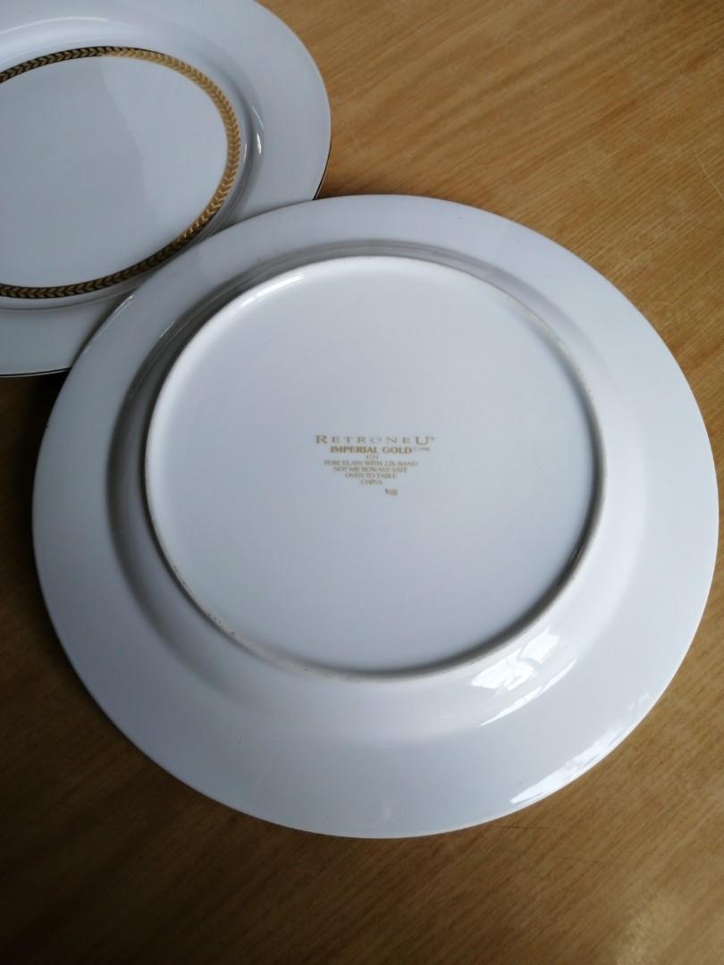 PRICE DROP: Retroneu Imperial Gold Show Plate, Hobbies & Toys ...