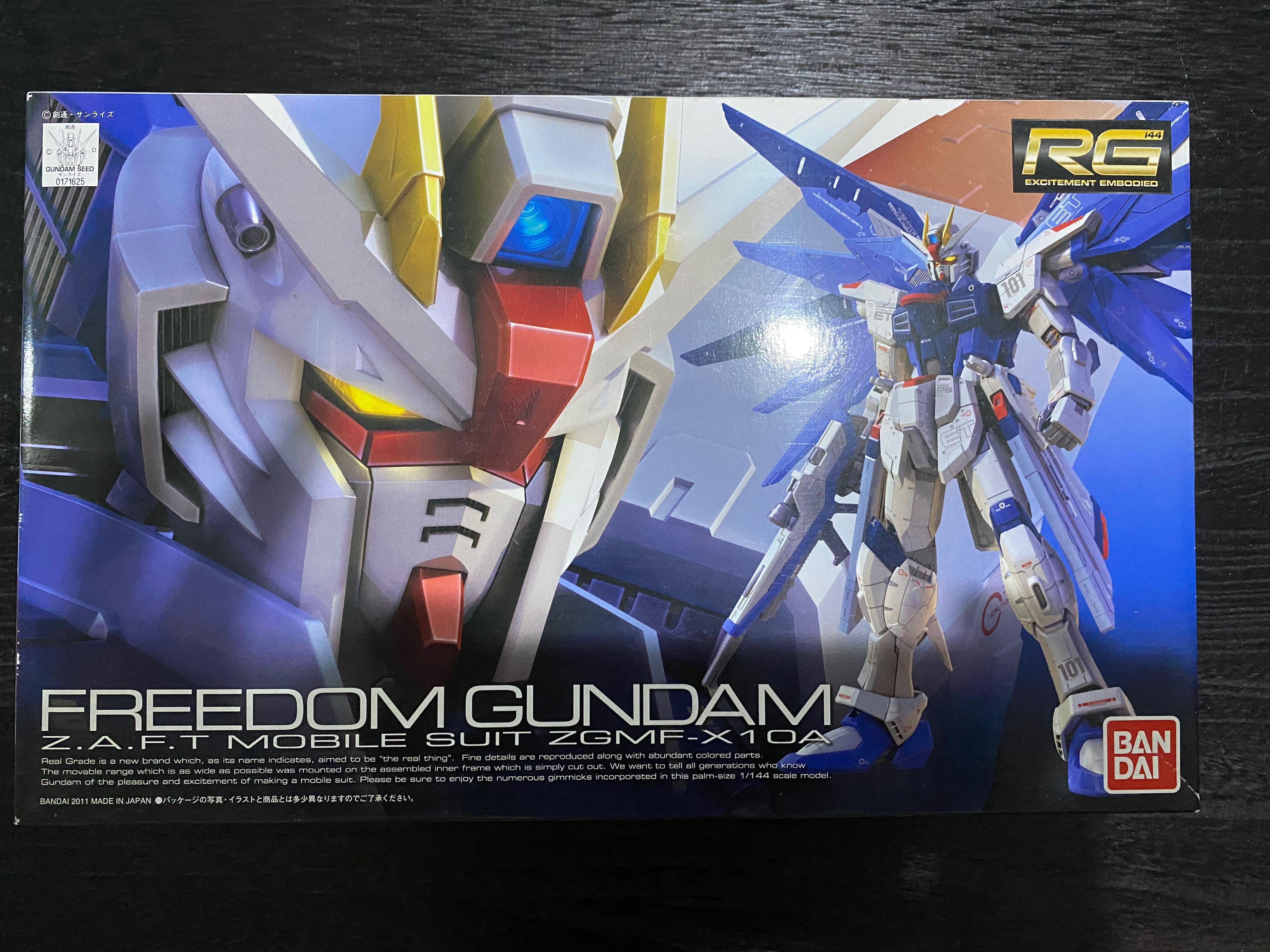 RG Freedom Gundam, Hobbies & Toys, Toys & Games on Carousell