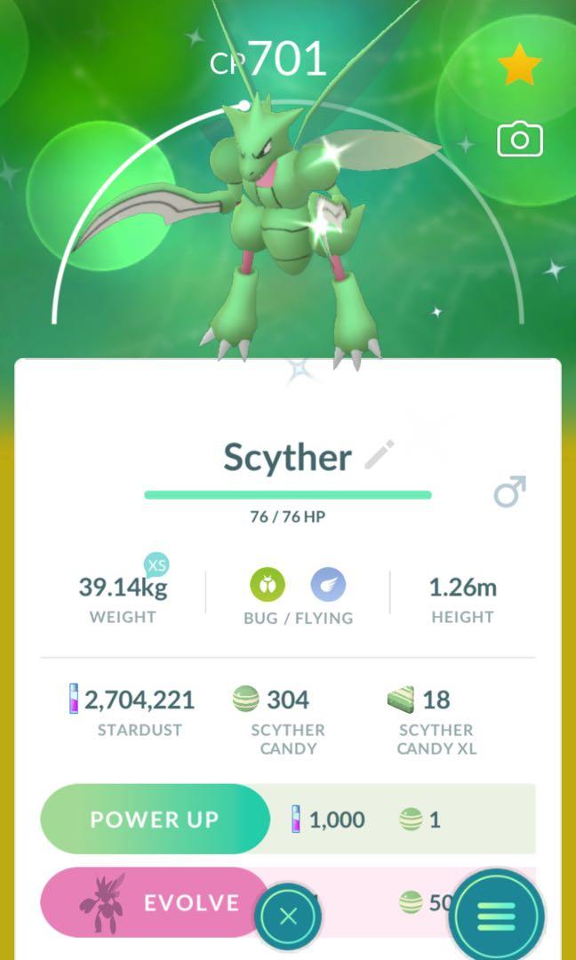 Shiny Scyther, Video Gaming, Gaming Accessories, In-Game Products on ...
