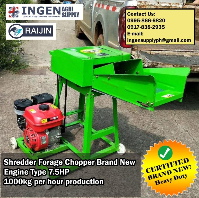 shredder forage chopper silage cutter 3HP heavy duty industrial BNEW ...