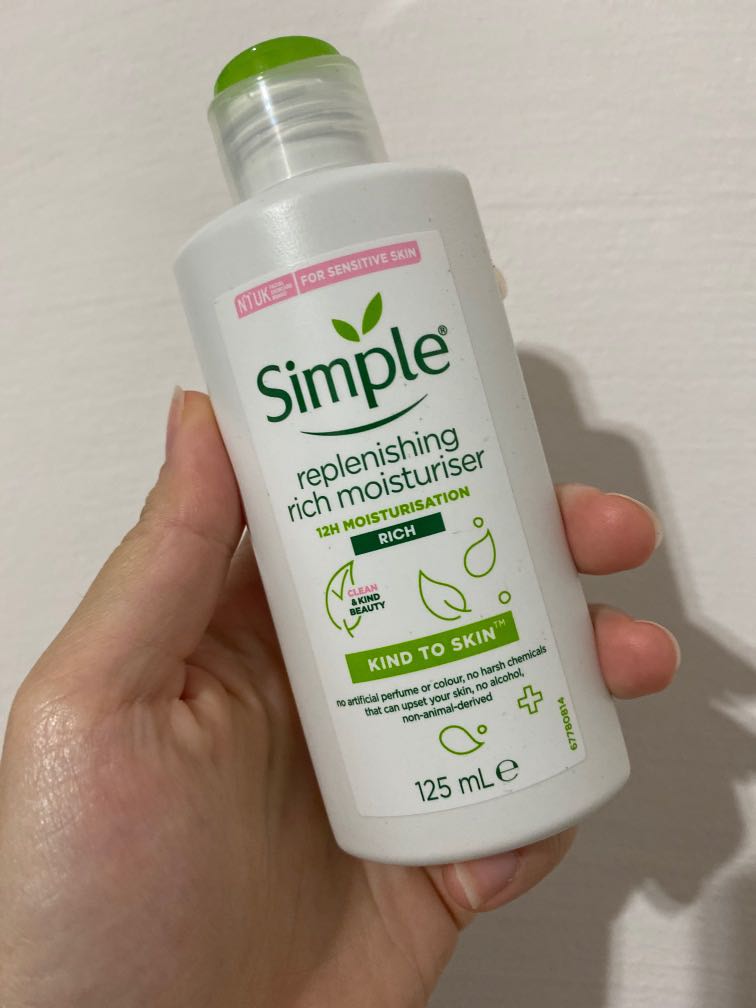 Simple Replenishing Rich Moisturiser, Beauty & Personal Care, Face ...